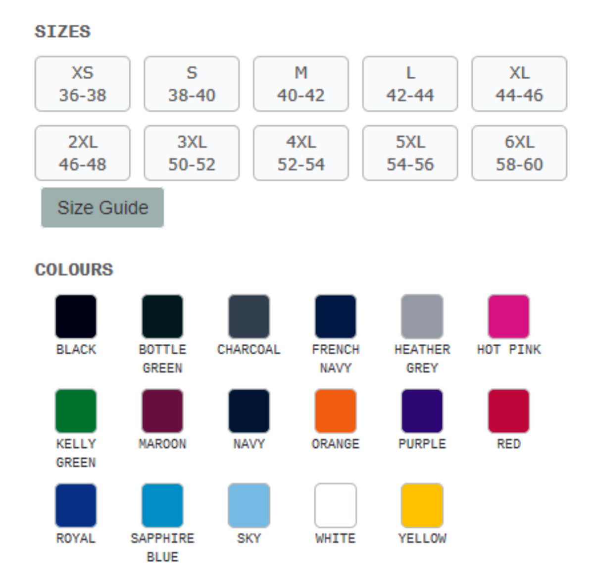 UC101 Classic Poloshirt – SafetyWear&Signs